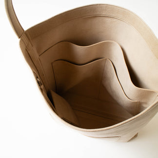 One Handle Tote Bag Large Beige / ワンハンドルトートバッグ【L】ベージュ | otnek&ebanat ...